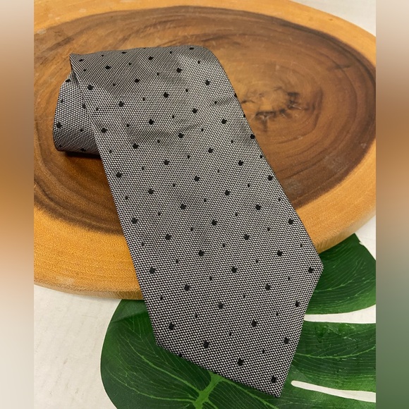 Perry Ellis | Accessories | Perry Ellis Portfolio Polka Dot Silk Tie ...